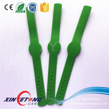 General RFID Wristband is embedded with contactless IC chip inside ...